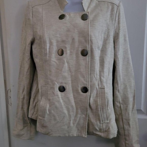 CAbi | Jackets & Coats | Cabi Womens Double Breasted Knit Blazer Jacket ...